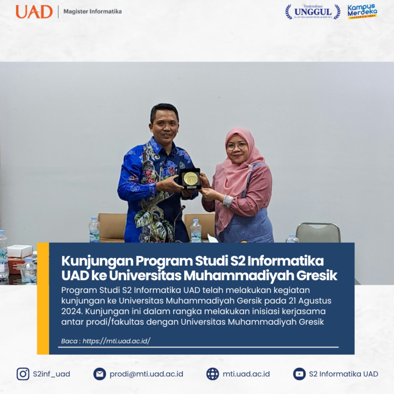 Kunjungan Program Studi S2 Informatika UAD ke Universitas Muhammadiyah ...