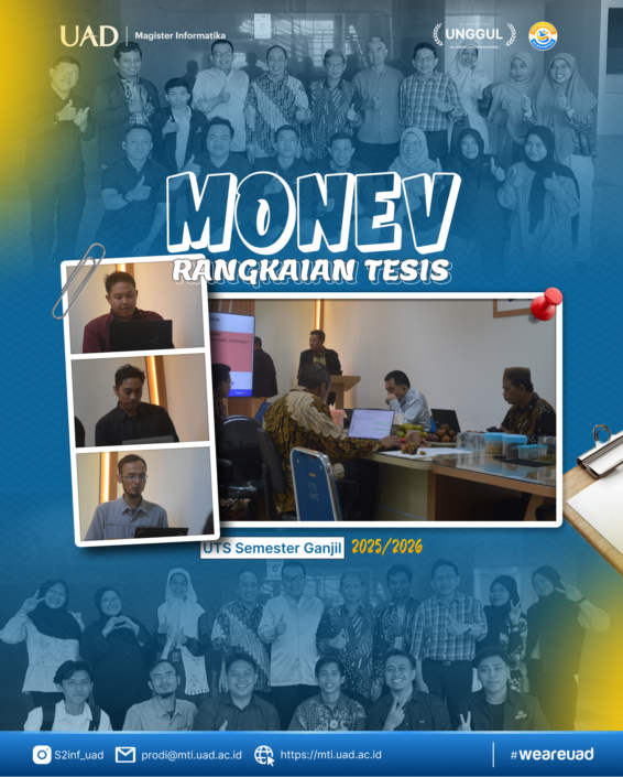 Monev Rangkaian Tesis MTI UAD (UTS) Ganjil 2025/2026 - MTI UAD